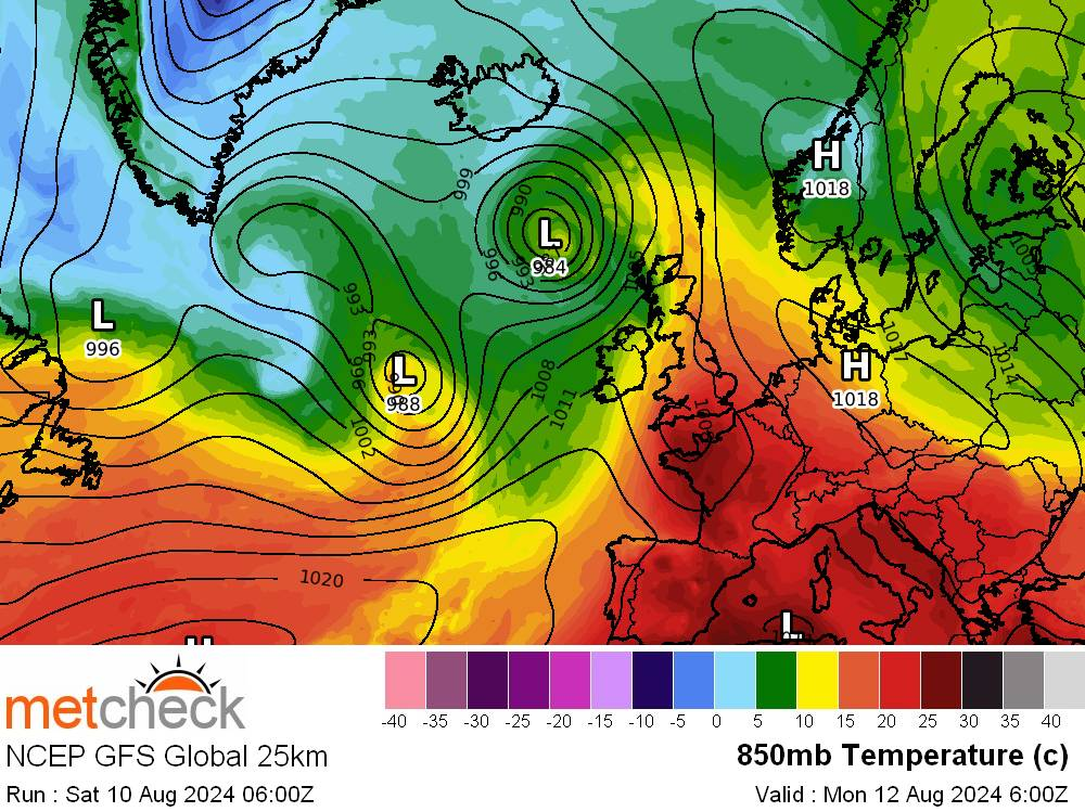 Latest Metcheck Weather Forecast for CW7 for Today and Tomorrow