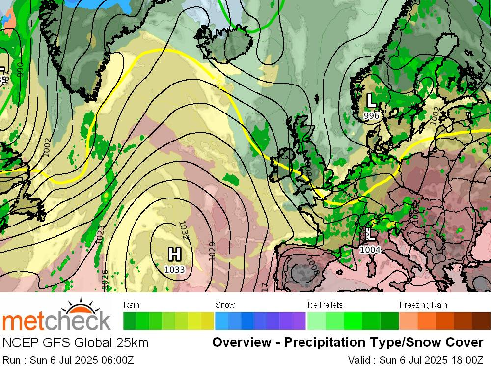 Metcheck.com - Global Model UK Met Office Global Model Pressure ...