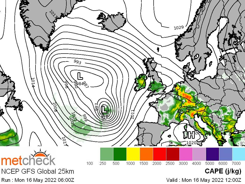 Metcheck.com - Global Model DWD ICON Model Pressure & Rainfall Charts ...