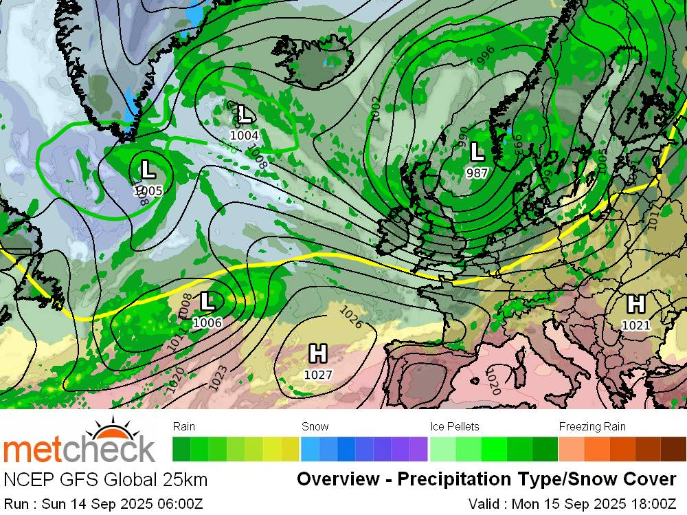 Metcheck.com - Global Model DWD ICON Model Pressure & Rainfall Charts ...